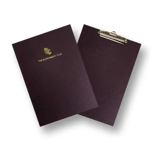 Armonia Menu Covers - Textured Faux Leather Menus In A Range Of Colours