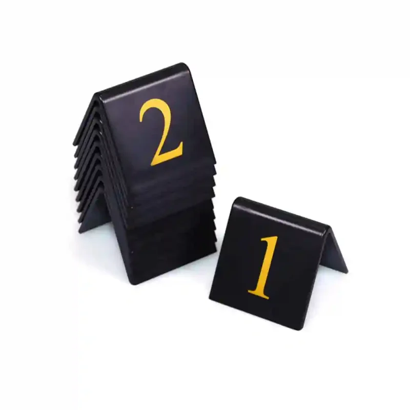 Black Table Signs Range - Smart Hospitality Supplies