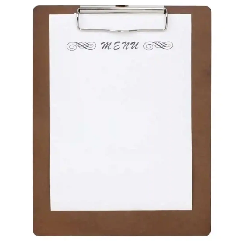 Wooden Menu Presentation Clipboard A5 by Olympia-CL175