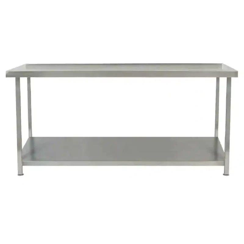 Parry Fully Welded Stainless Steel Wall Table with Undershelf ...
