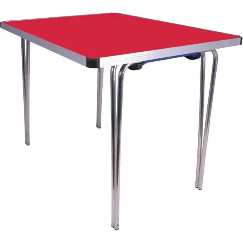 Gopak Contour Folding Table Red 3ft by Gopak-DM698