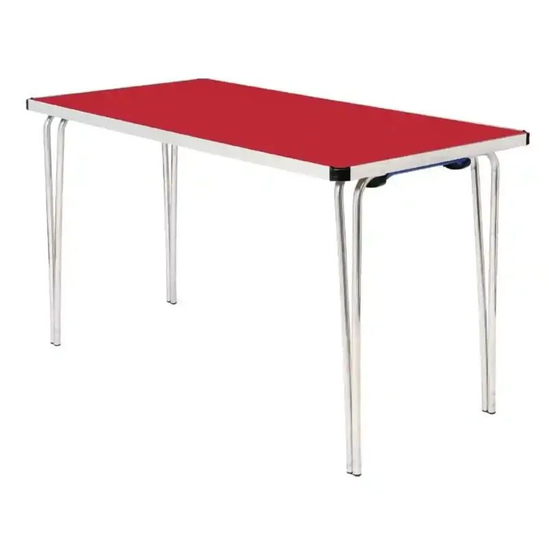 Gopak Contour Folding Table Red 4ft by Gopak-DM949