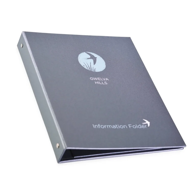 Buckram Guest Room Folders - Hotel Compendium Folder