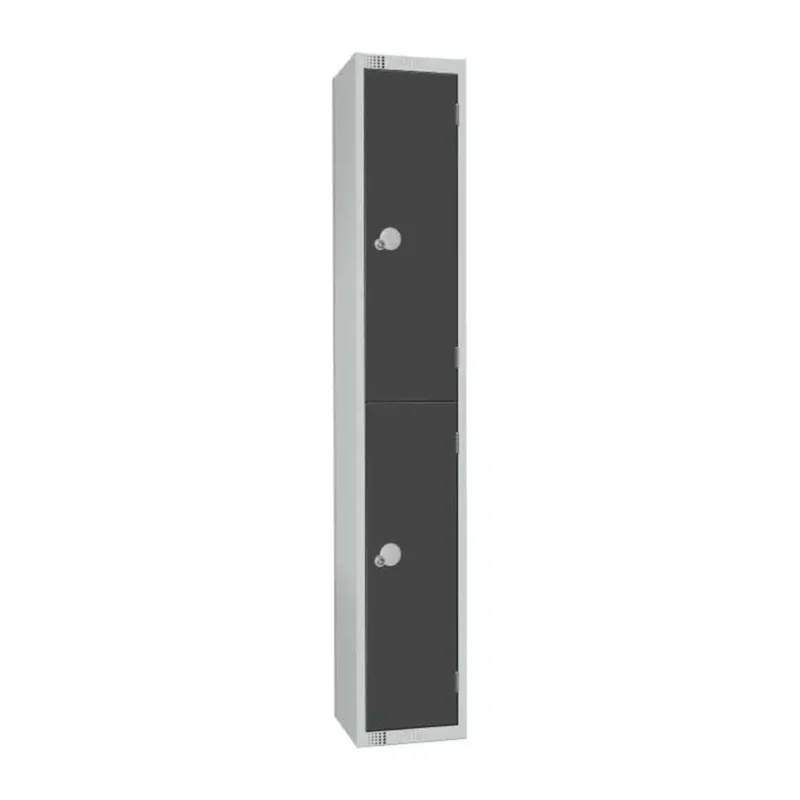Elite Double Door Padlock Locker Graphite Grey by Elite Lockers-GR692-P