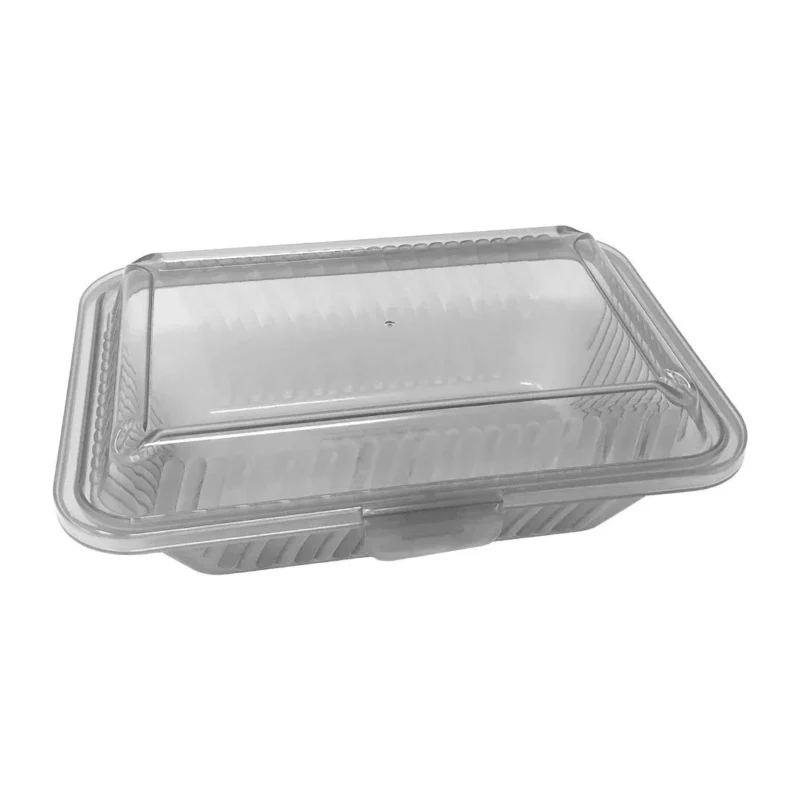 FSG Returnables Standard Meal Container Clear 750ml (12 Pack)