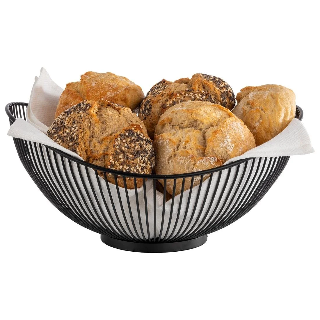 APS Svart Black Mesh Basket 295x255x135mm