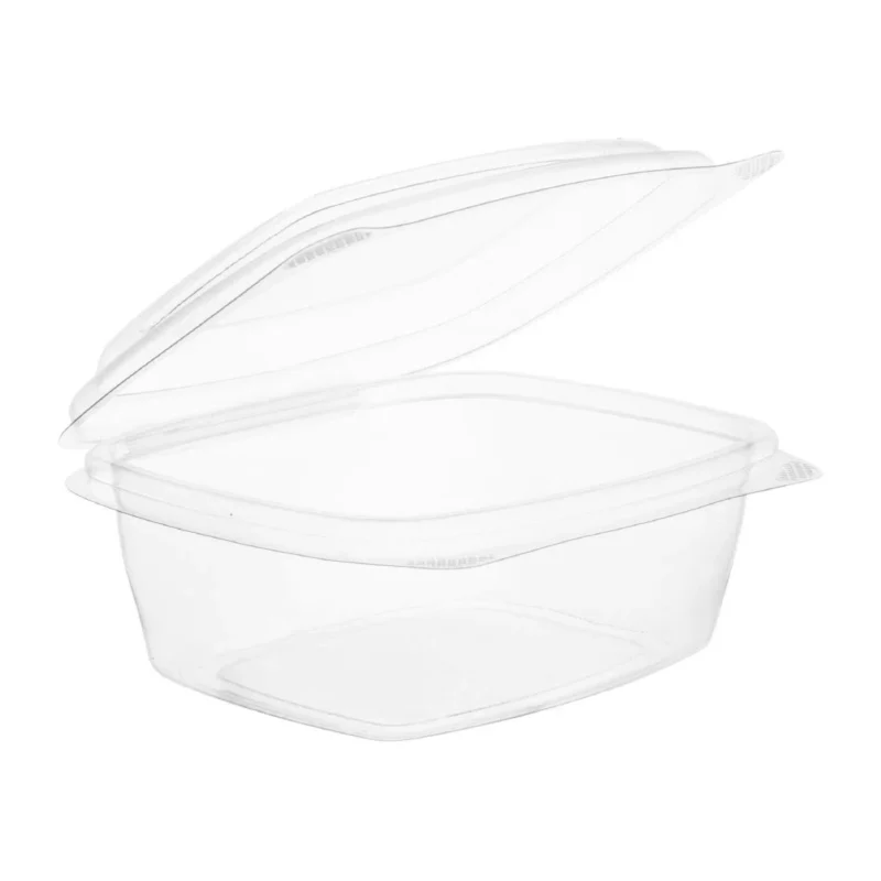 Vegware PLA Hinged Deli Containers 8oz (300 Pack)