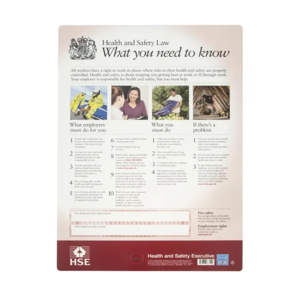 Health & Safety Law Poster A2 by Non Branded-Y925